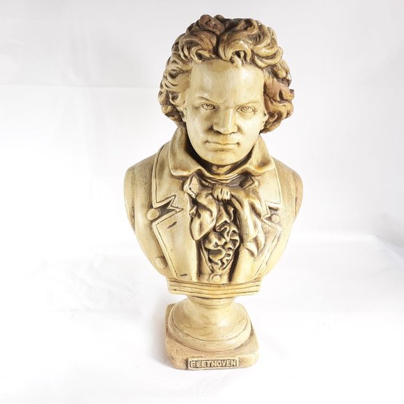 Accents | Beethoven Bust Chalkware Plaster Vintage | Poshmark